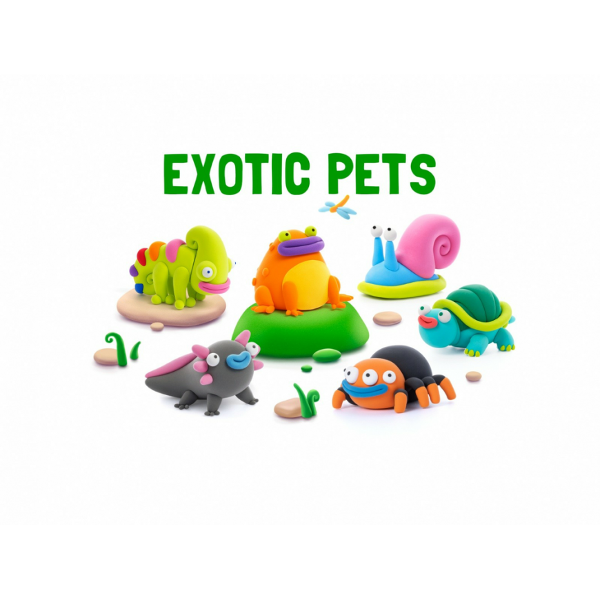 TM Toys TMT HeyClay Masa plast.Ezzotyczne animals 07100 HCL15025CEE buy ...