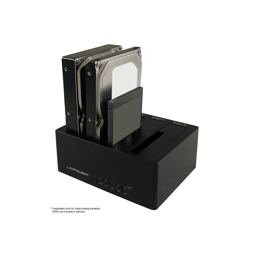 LC-Power LC-DOCK-U3-4B storage drive docking station USB 3.2 Gen 1 (3.1 ...