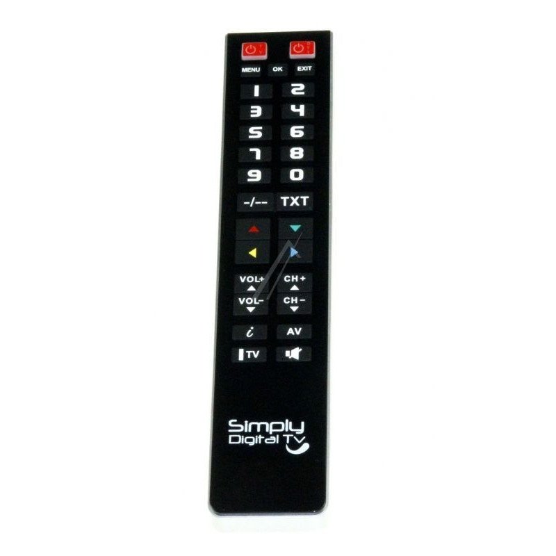 Superior SIMPLY DIGITAL TV 2IN1 UNIVERSAL REMOTE CONTROL WITH LARGE ...