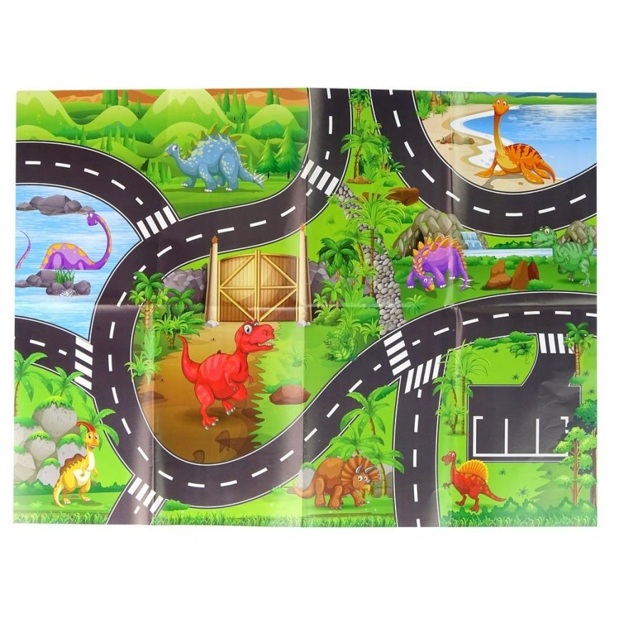 Lean Toys Sports Cars Set Resoraks Dinosaurs Accessories Road Signs ...