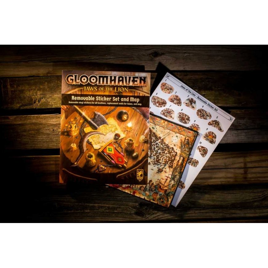 Cephalofair Games Gloomhaven - Jaws of the Lion Removable Sticker Set ...