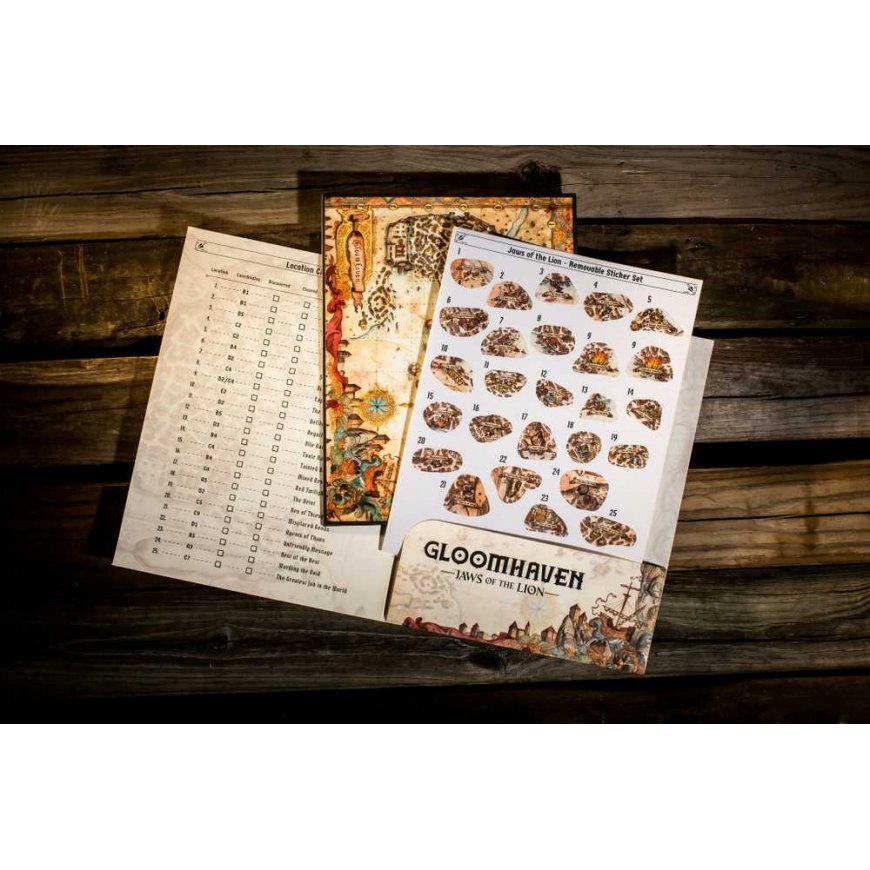 Cephalofair Games Gloomhaven - Jaws of the Lion Removable Sticker Set ...