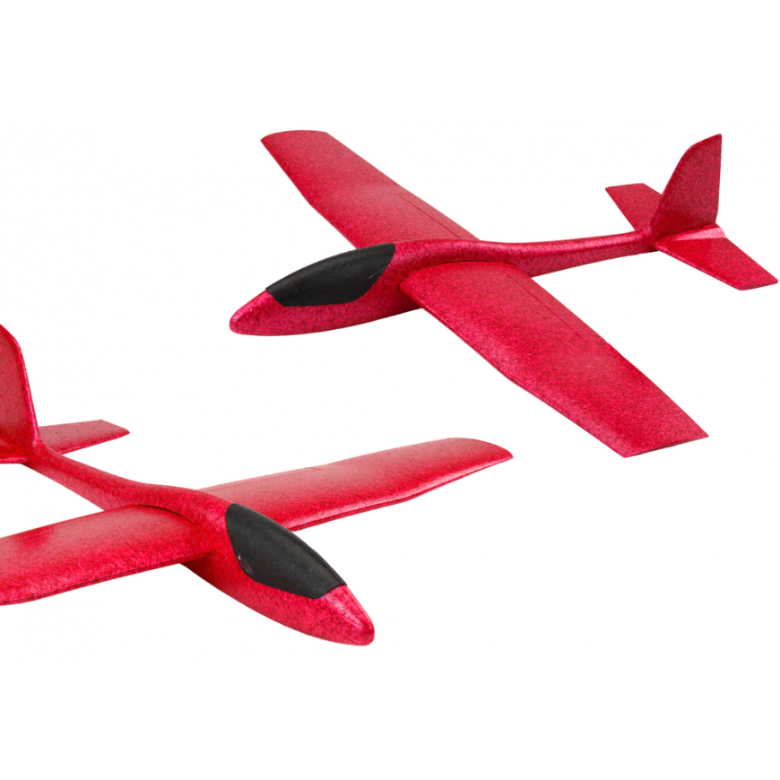 Lean Toys Large Styrofoam Airplane Foam Light Glider Red 68CM buy in ...