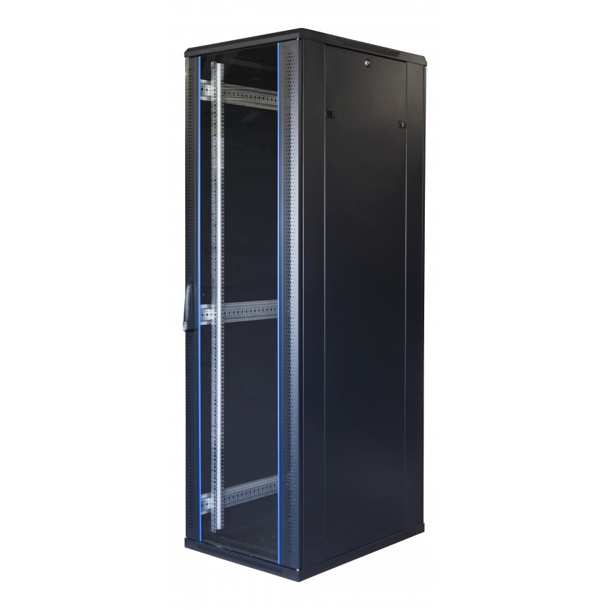 Deltaco 19-G6842GP rack cabinet 42U Floor mounted rack Black 19-G6842GP ...