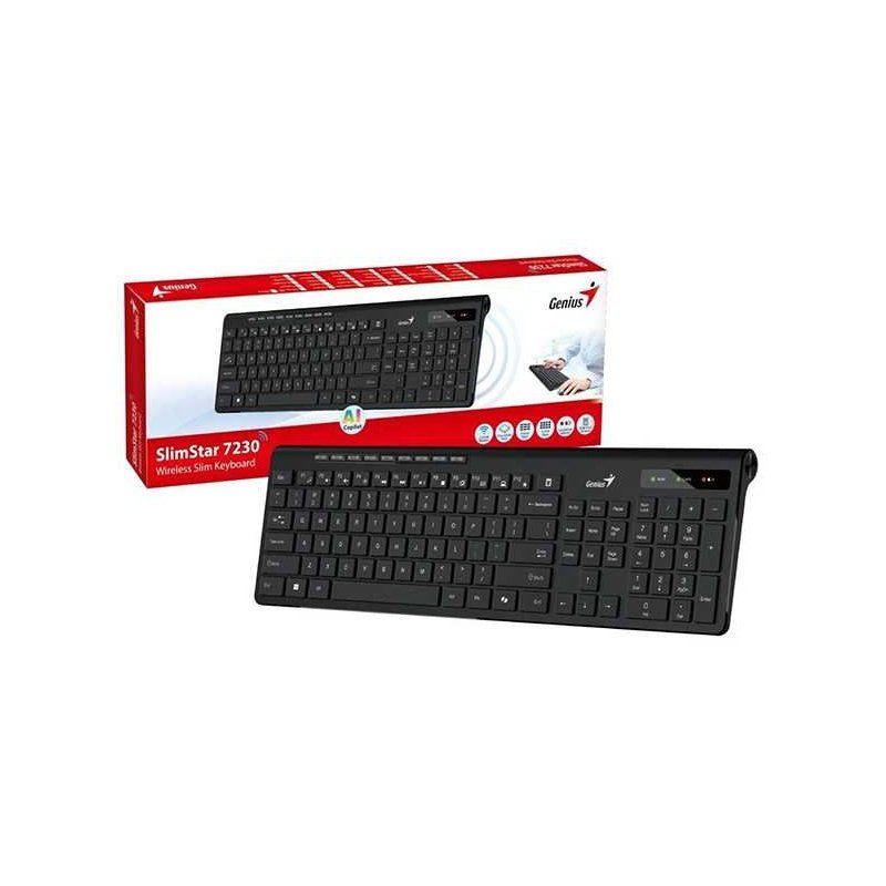 Genius Slimstar 7230 Copilot, keyboard AA, CZ/SK, multimedialny, slim ...
