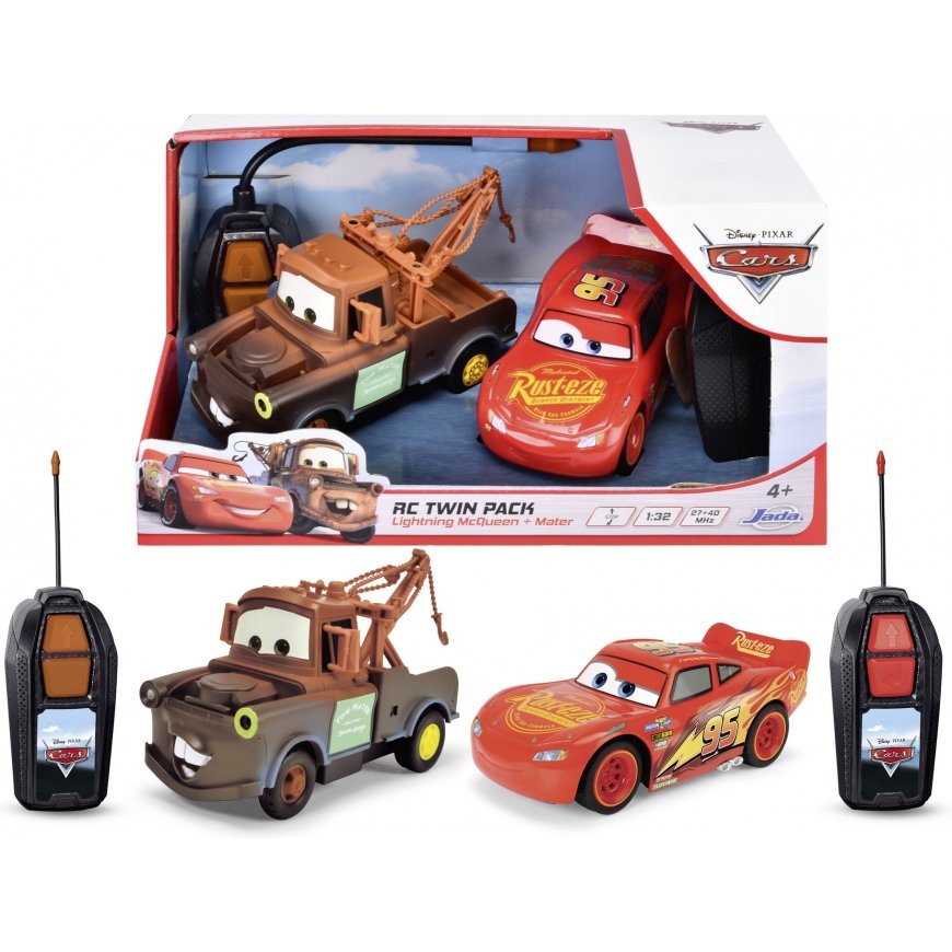 Jada Disney Pixar Cars remote control cars, Lightning McQueen and ...