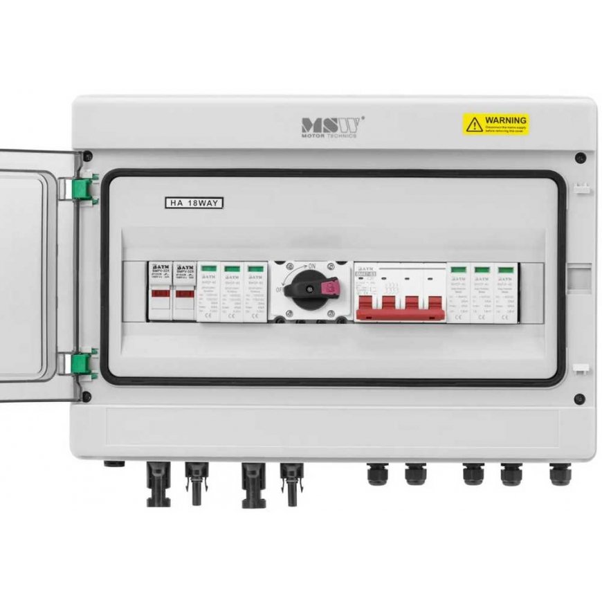 MSW Junction Box PV Switchgear for Photovoltaic Type 2 2 Inputs 2 ...