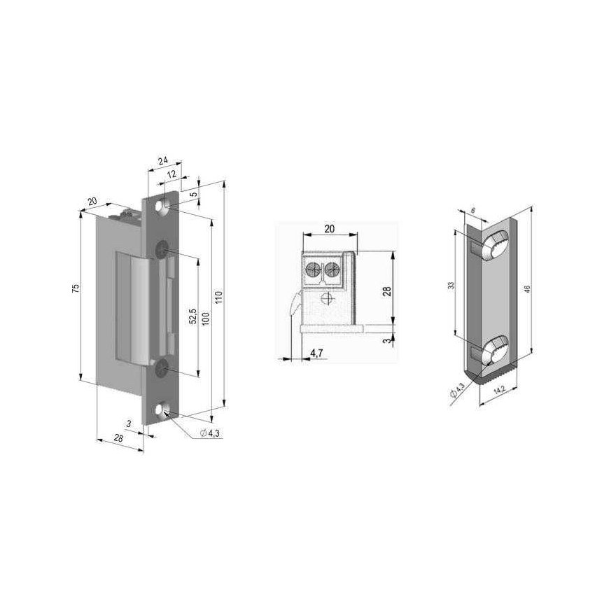 Symmetrical low-current electric shock SCOT ES-S12DCN PROFI ES ...