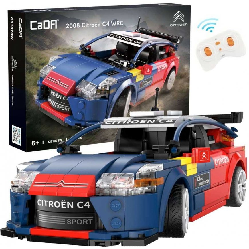 CaDA Building Blocks RC Racing Car Citroen C4 WRC Racing Car Sports Car ...