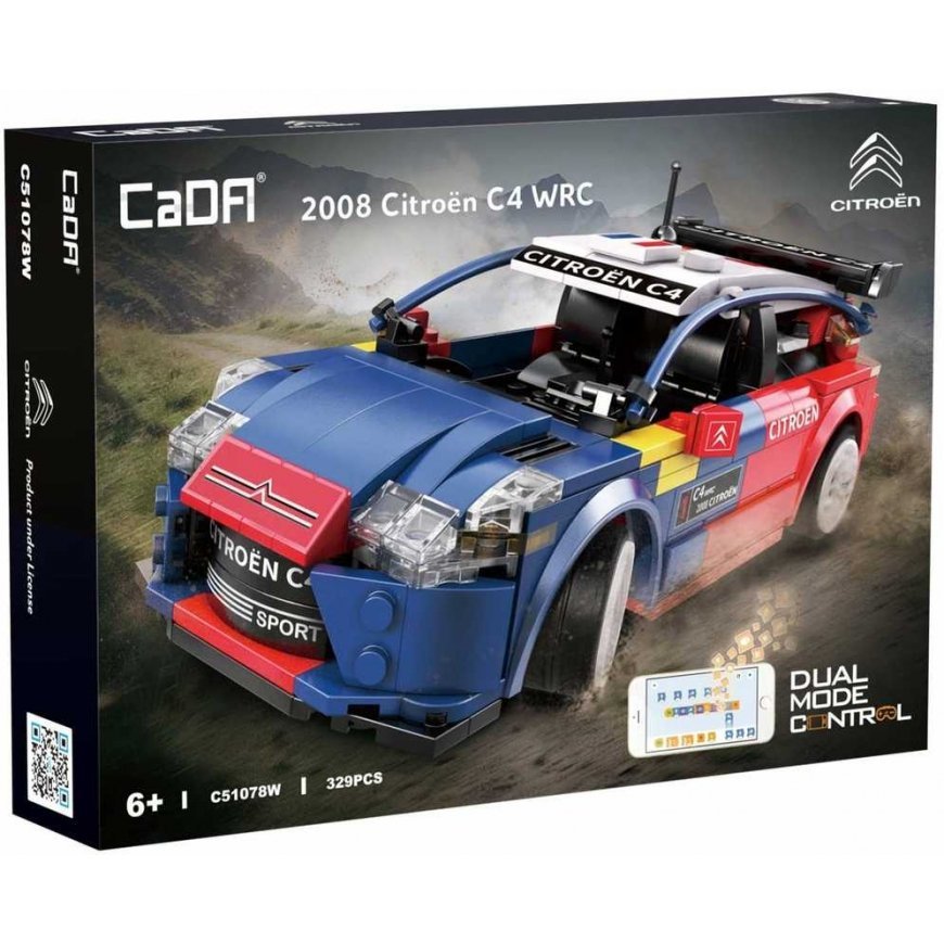 CaDA Building Blocks RC Racing Car Citroen C4 WRC Racing Car Sports Car ...