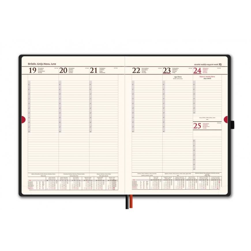 FAT Calendar AMBASSADOR Black EDITION 2024, PU, A4, osta verkkokaupasta ...