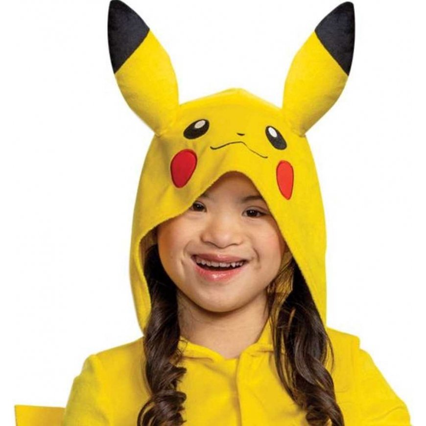 Strój karnawałowy Pokemon Pikachu costume yellow przebranie 127-136 cm ...