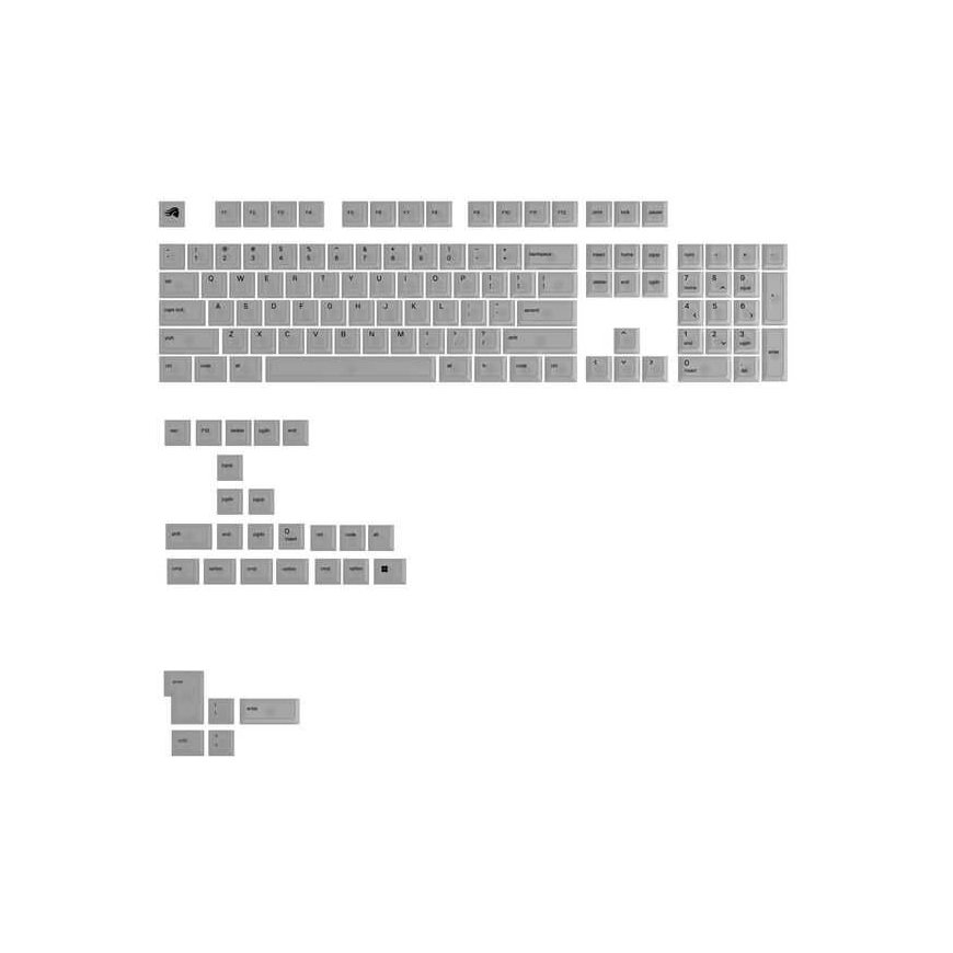 Keyboard Glorious Polychroma V2 Keycaps, ANSI Layout (US ...