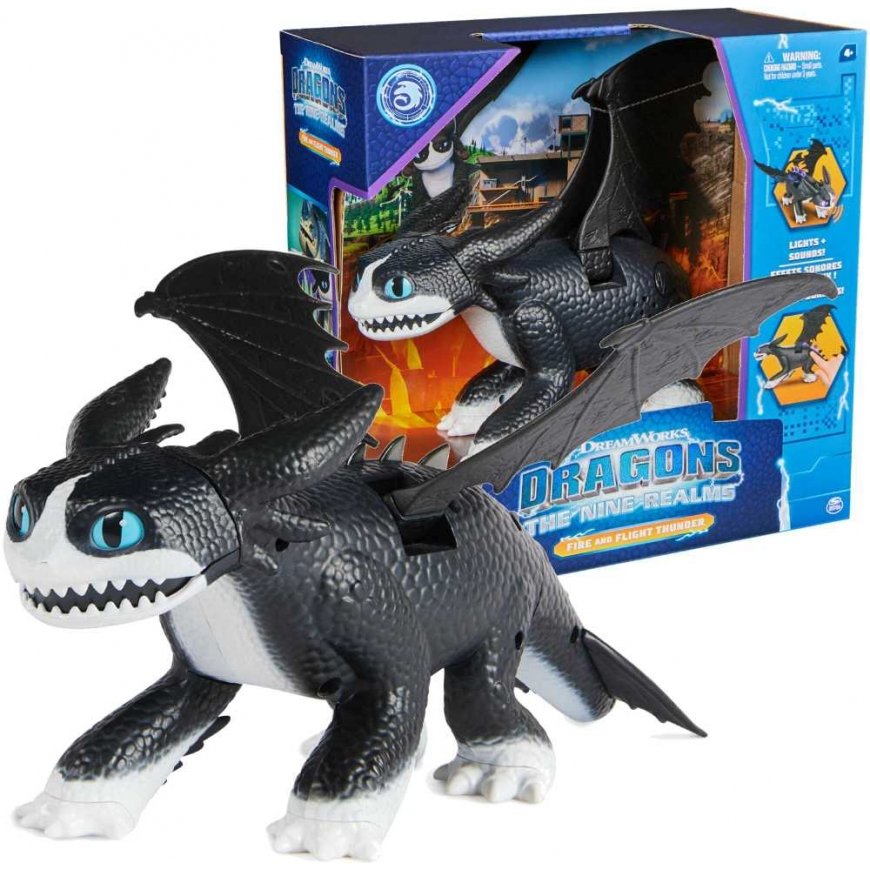 How to Train Your Dragon Night Fury Figure Dragons The Nine Realms ...