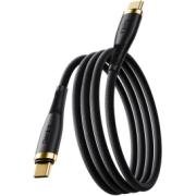 Benks Cable D47 braided - Type C to Type C - PD 100W 1 metre bla ...