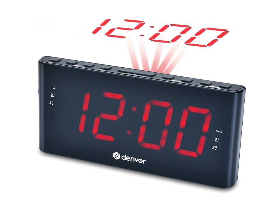 Denver CPR-710 alarm clock Digital alarm clock Black CPR-710 buy in the ...