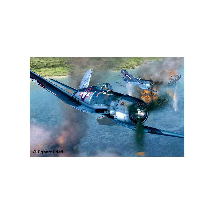 Revell Vought F4U-1A CORSAIR Fixed-wing aircraft model Assembly kit 1: ...