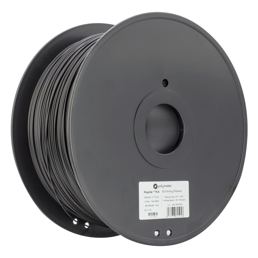Polymaker PolyLite PLA - 3kg - 1.75mm - Black PRM-10226 buy in the ...