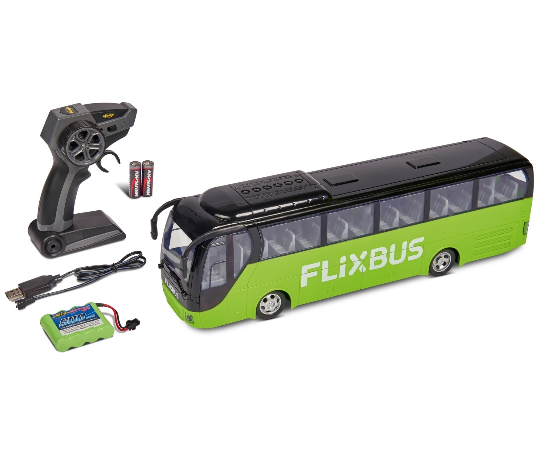 Carson FlixBus Radio-Controlled (RC) model Bus Electric engine ...