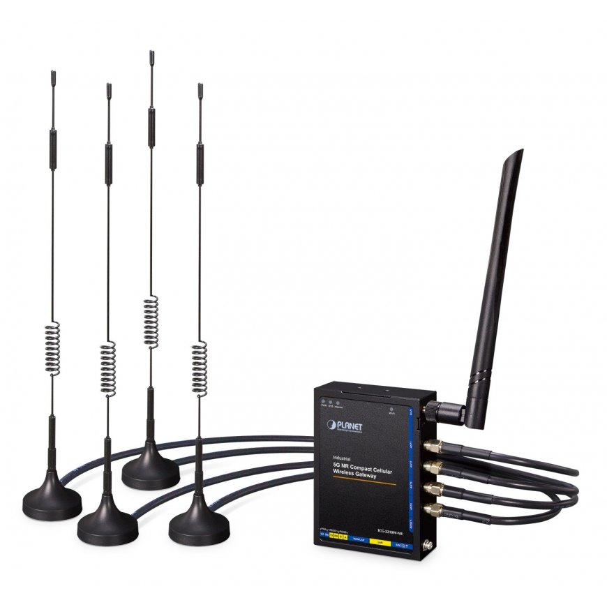 PLANET Industrial 5G NR Compact Cellular Wireless Gateway - Gateway ...