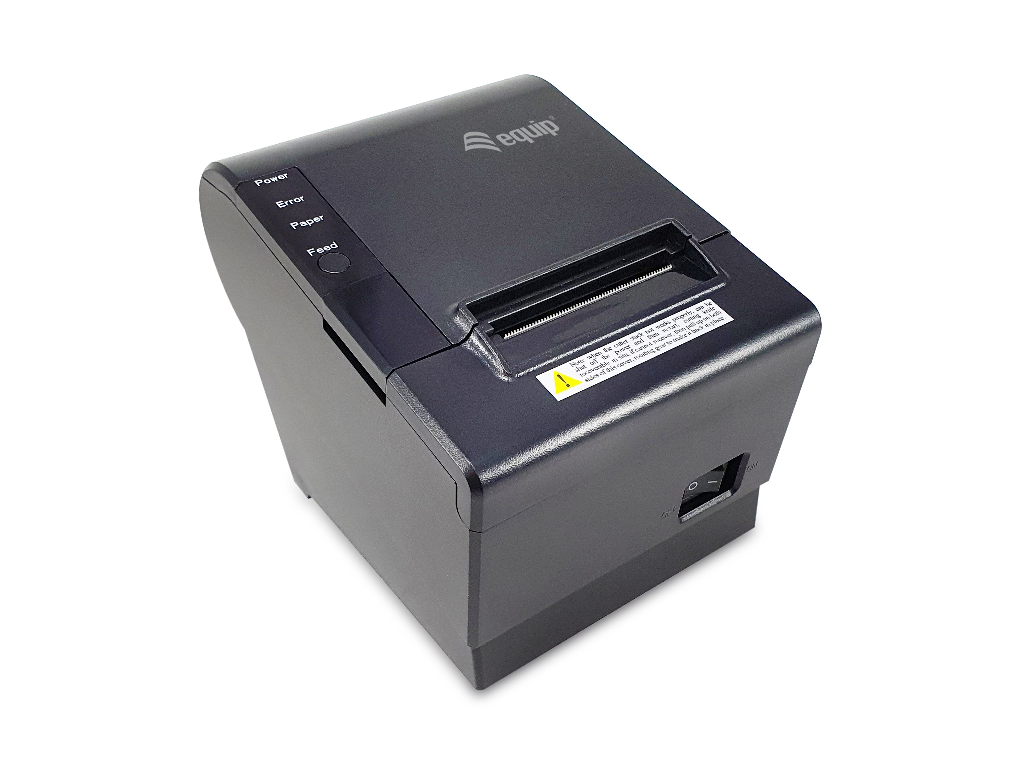 Equip 58mm Thermal POS Receipt Printer with Auto Cutter, USB/Ethernet/Cash Drawer connection ...