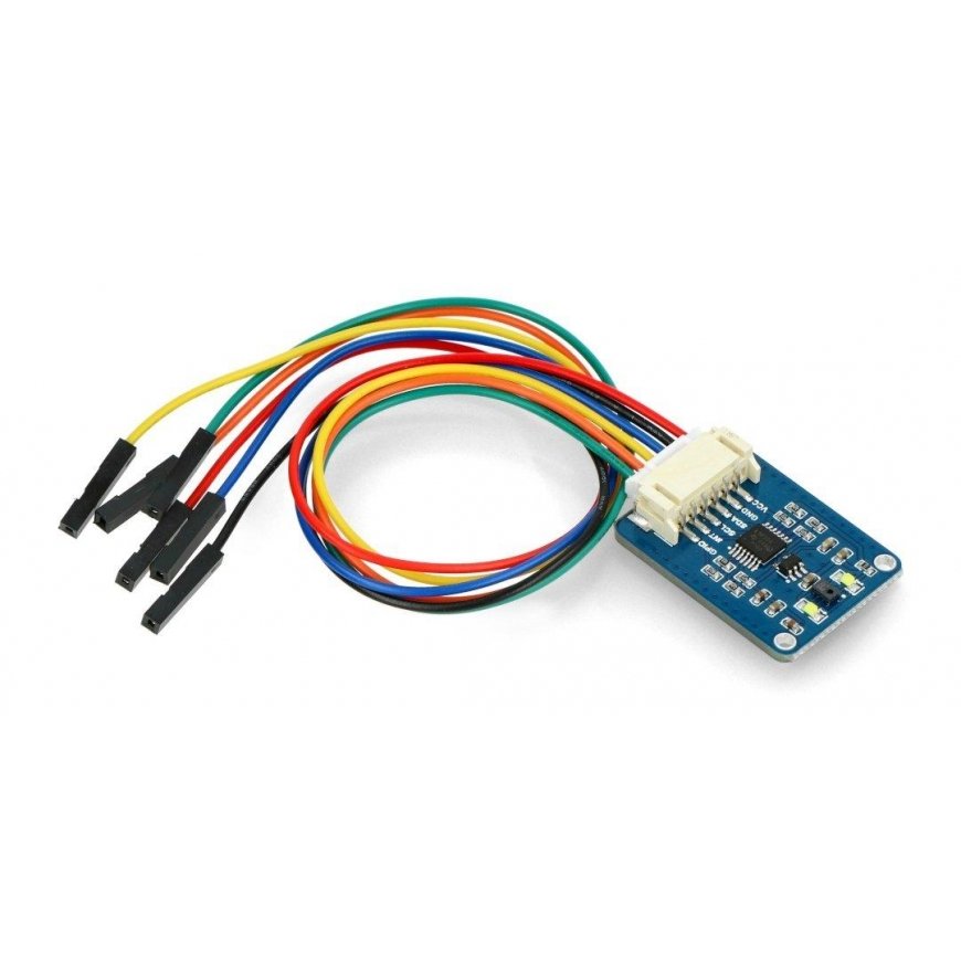 AS7341, multi-channel light and color sensor, I2C, Waveshare 19564 AN ...