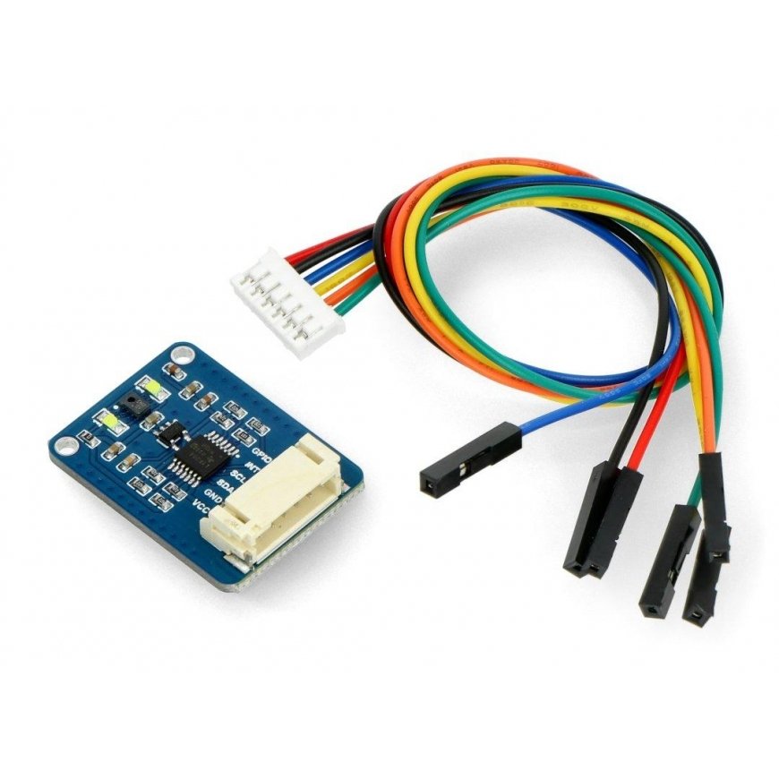 AS7341, multi-channel light and color sensor, I2C, Waveshare 19564 AN ...