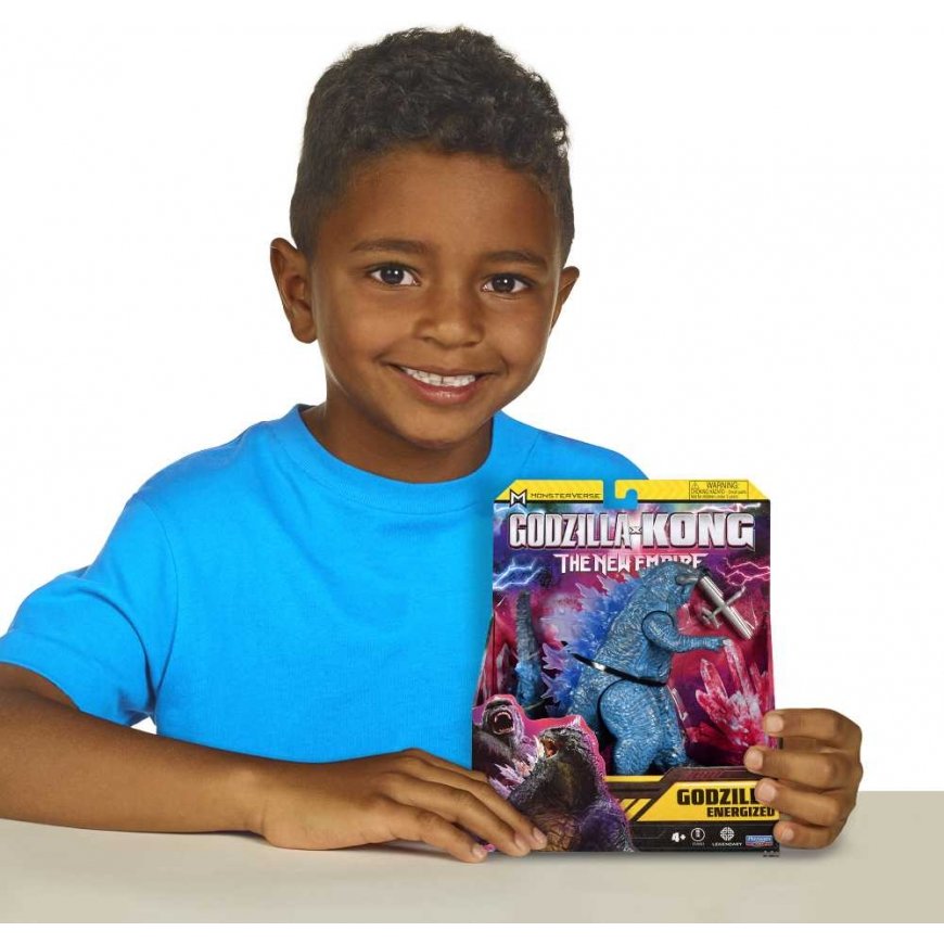 Godzilla X Kong GODZILLA Figure 6" Energized Godzilla, 35212 4090101 ...