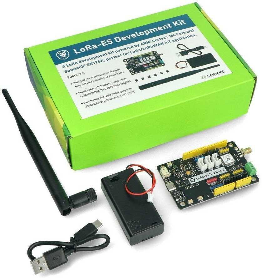 Seeed Studio LoRa-E5 STM32WLE5JC, LoRaWAN 868/915 MHz development kit, Seeedstudio 113990934 AN ...