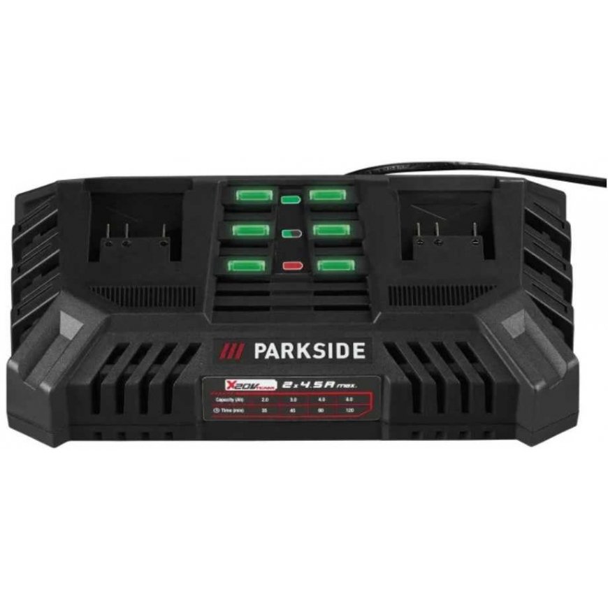 Double charger Parkside 12V 2x 4.5 A PDSLG 20 B1 DE/EU X12V Team ...