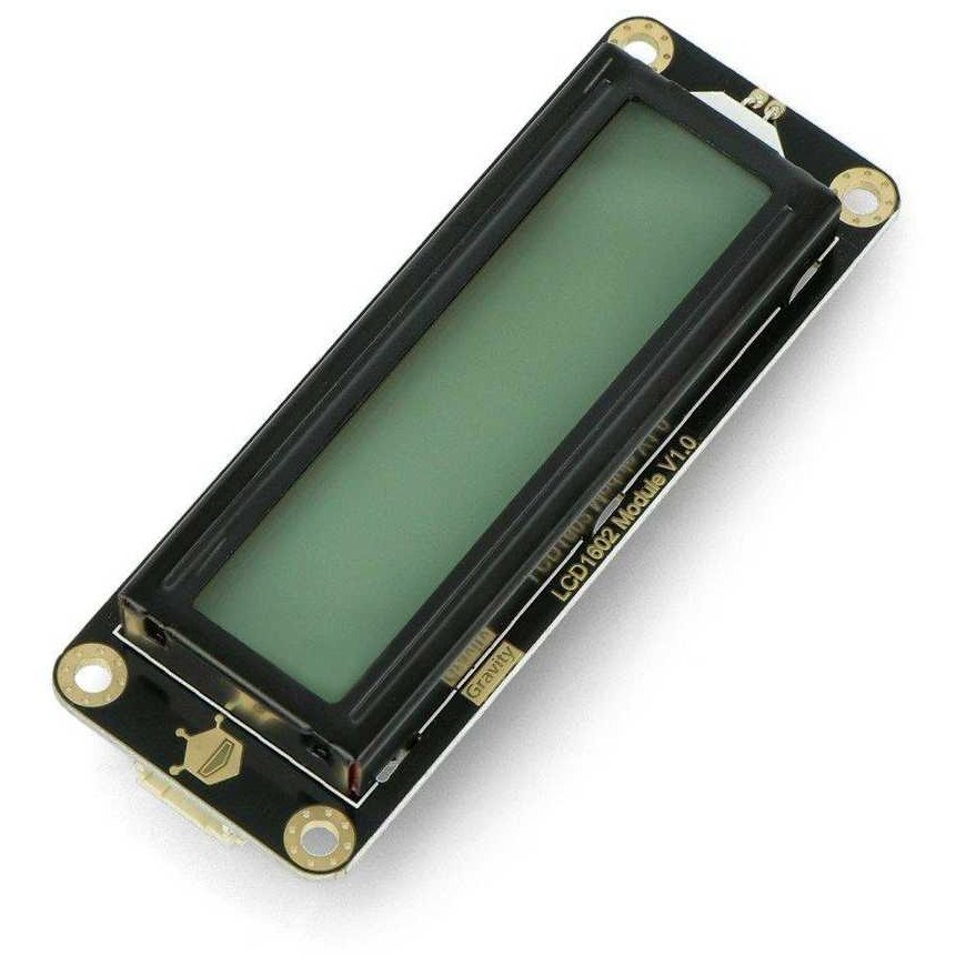 DFRobot Gravity, 2x16 I2C LCD ekraan, hall AN-12364 osta veebipoest Frog.ee