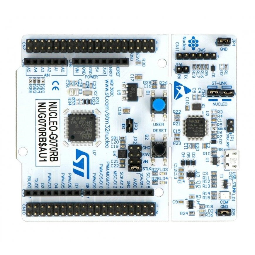 Stmicroelectronics STM32 NUCLEO-G070RB - with MCU STM32G070RB, Arduino ...