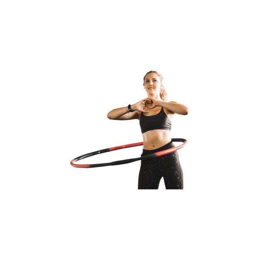 HULA HOOP WITH MASSAGER, WEIGHT, AND COUNTER White BALL ENERO FIT buy ...