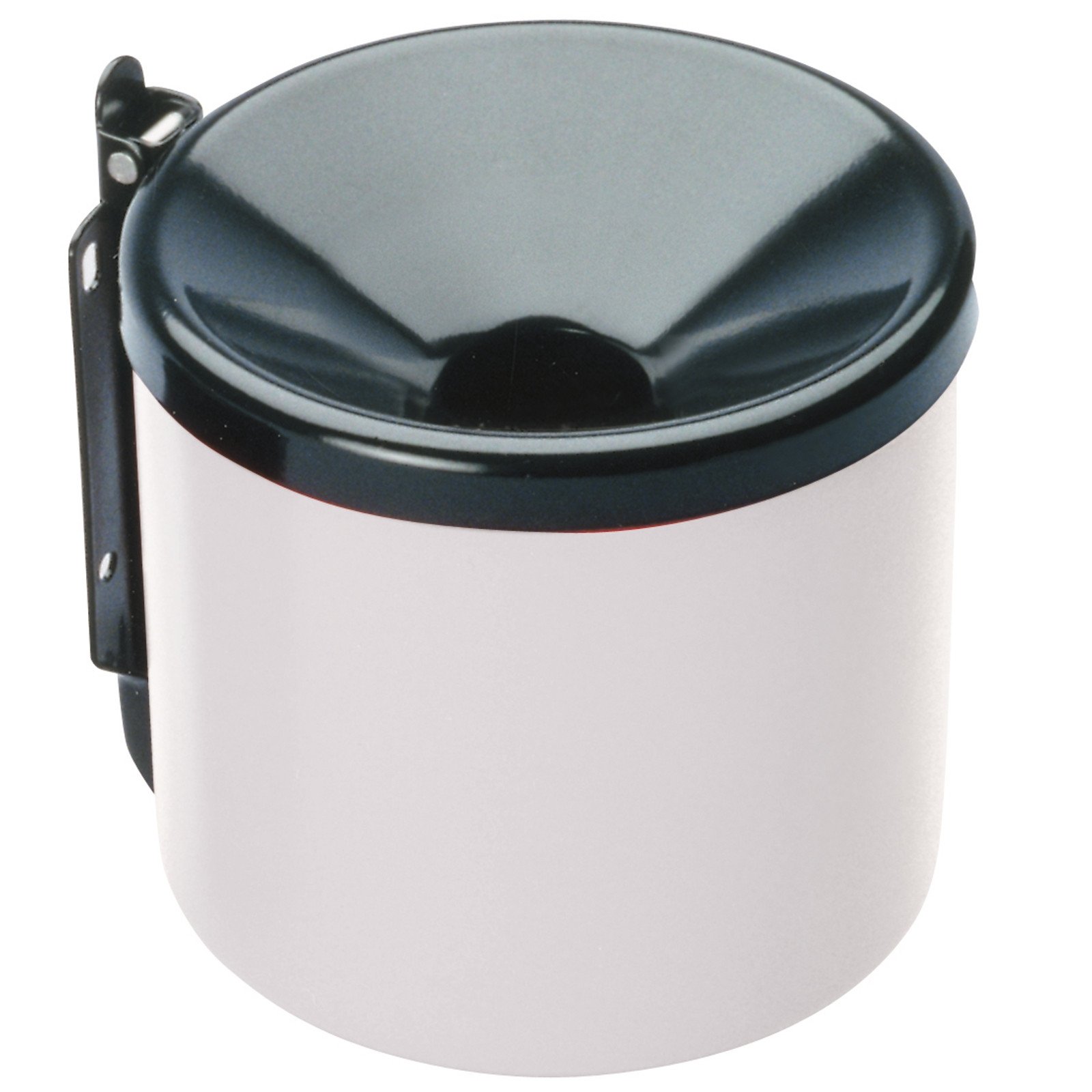 MEVA Self-standing wall ashtray for indoor and outdoor use, white, 15 ...