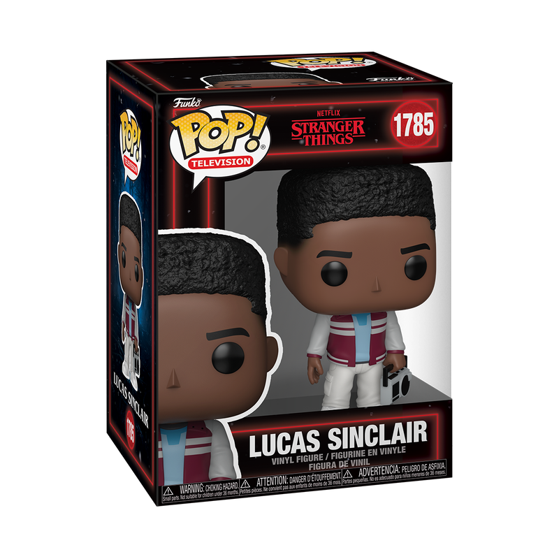 FUNKO POP! Vinyl Figure: Stranger Things - Lucas Sinclair with Boombox ...