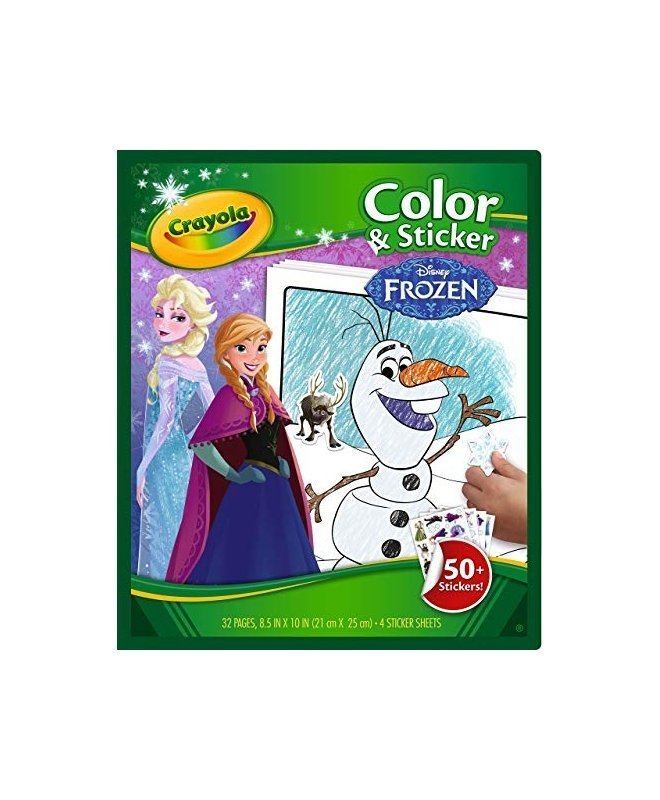 CRAYOLA Frozen coloring & stickering book (ENGLISH) 04-5864 buy in the ...