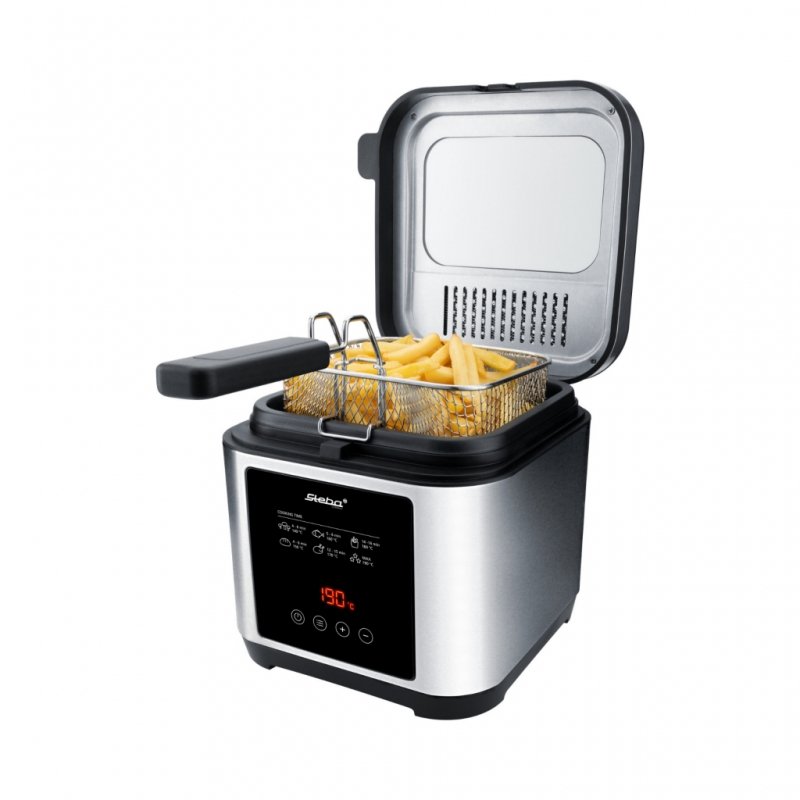 Steba DF 150 Single 2.5 L Stand-alone 1200 W Deep fryer Black ...