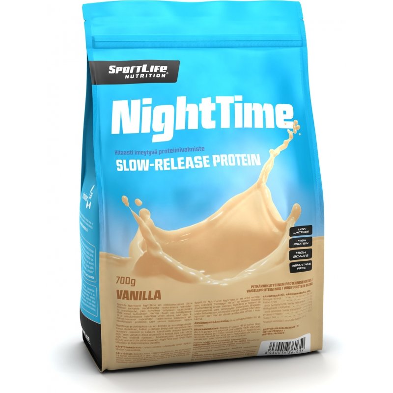 SportLife NightTime Vanilla Night Protein, 700 g 6430018361659 buy in ...