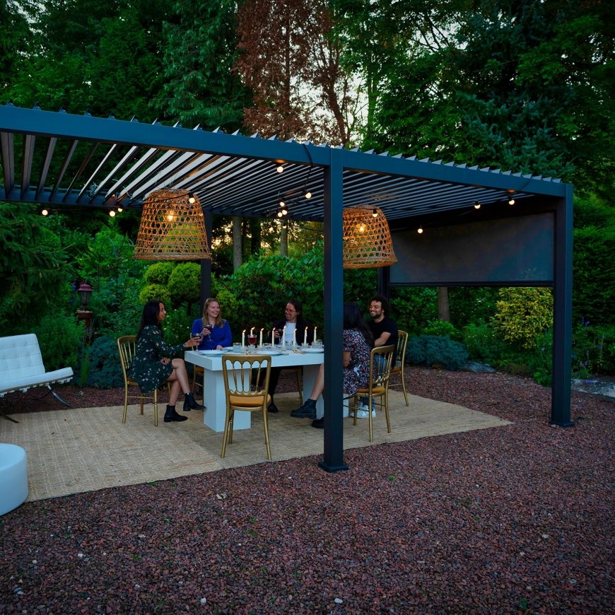 Varikatus MIRADOR 3x6xH2,5m, tumehall osta veebipoest Frog.ee