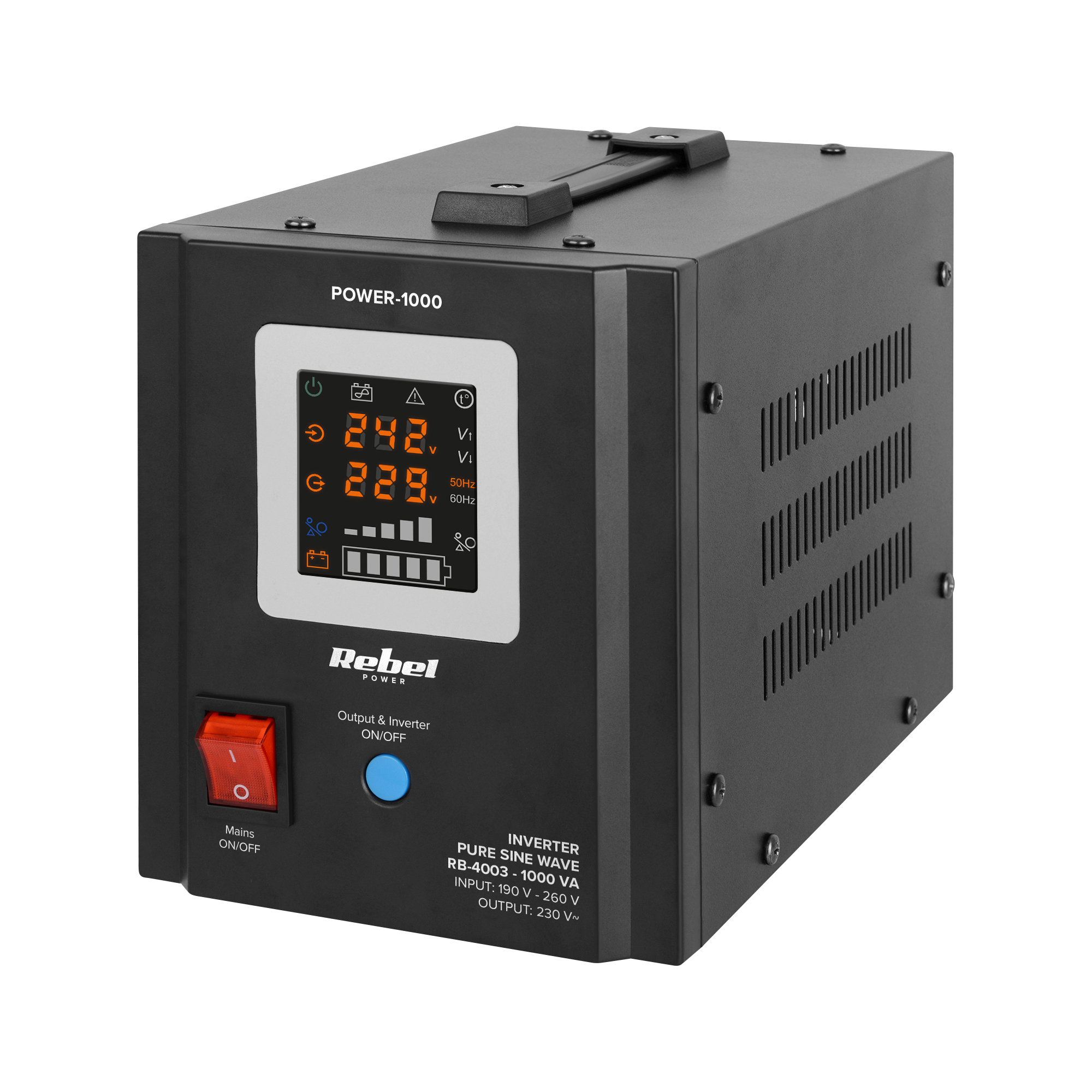 Power source Emergency Rebel POWER-1000 - converter with pure ...