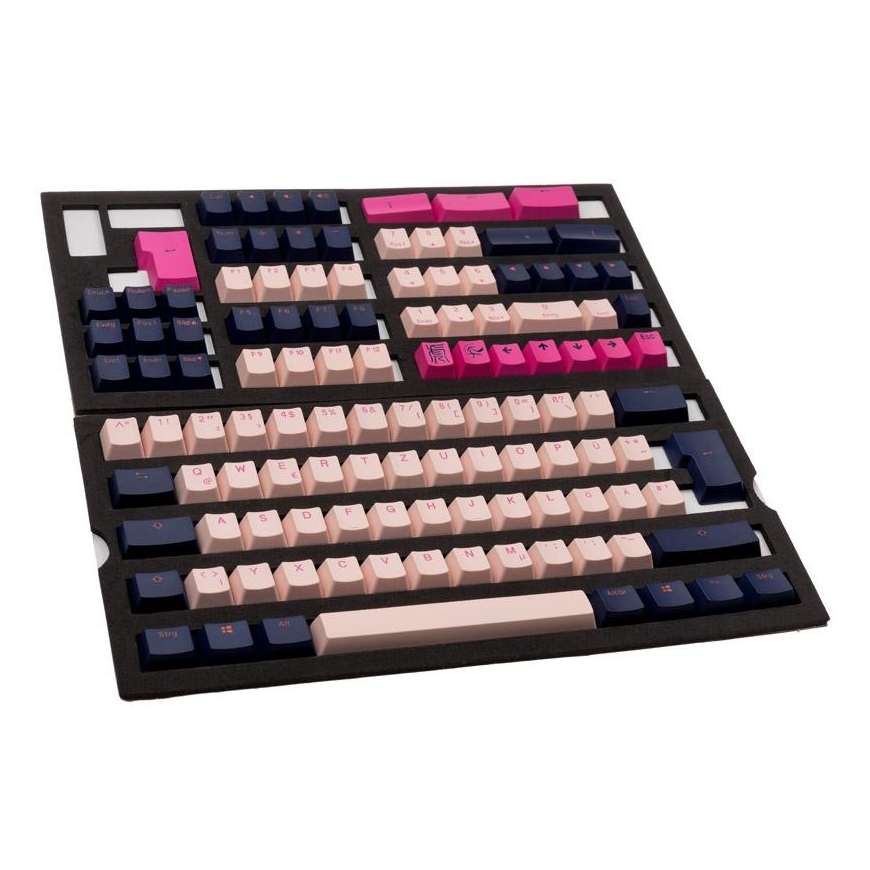 Keyboard Ducky PBT Double-Shot Keycap Set Fuji - DE Layout DKSA109 ...