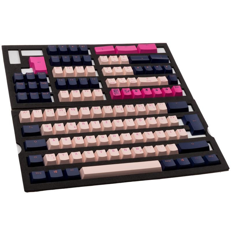 Keyboard Ducky PBT Double-Shot Keycap Set Fuji - DE Layout DKSA109 ...