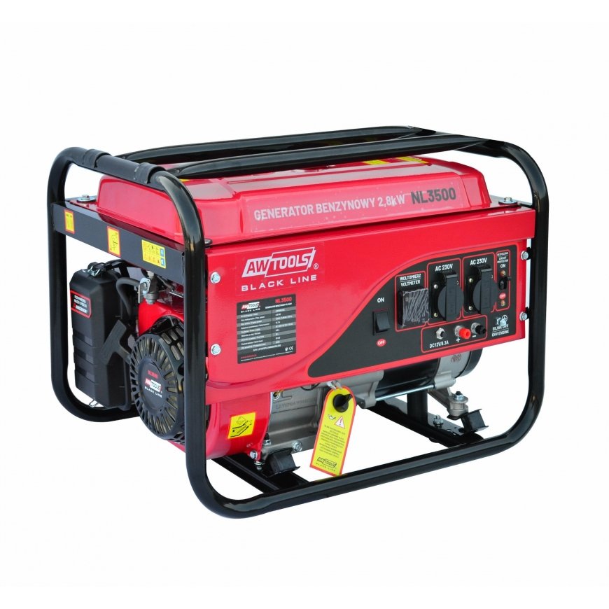 AW-Tools AWTOOLS Petrol generator 2.8kW 230V Black LINE AW85602BL buy ...