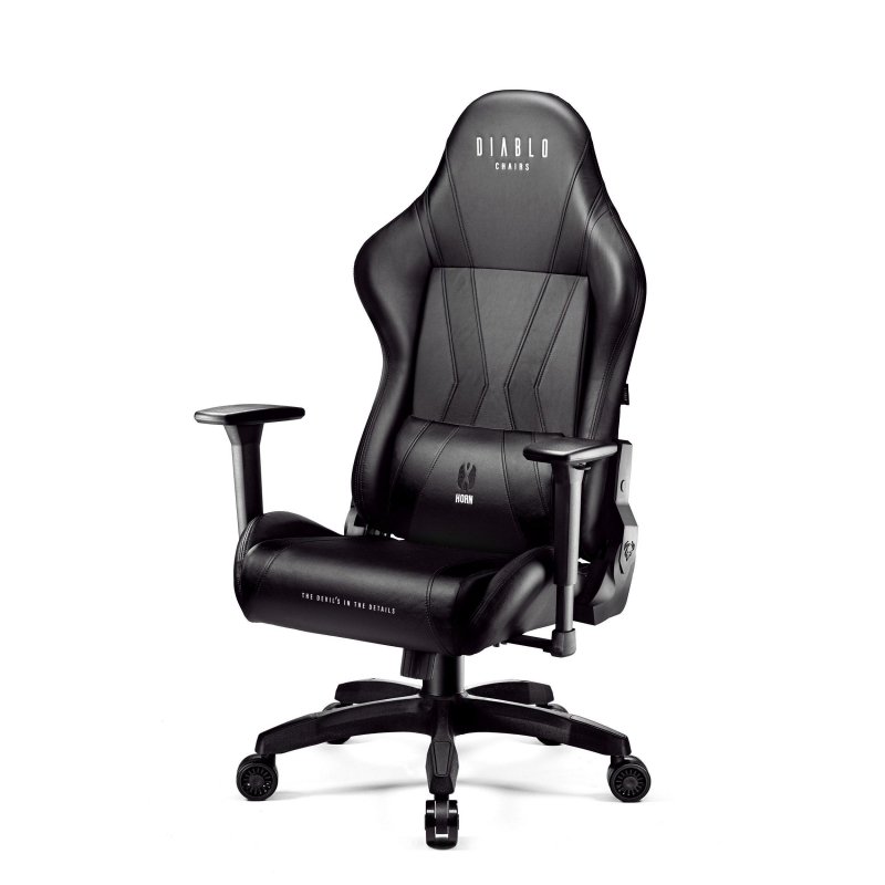 Diablo Chairs Diablo X-Horn 2.0 King Size black ergonomic chair 860 buy ...