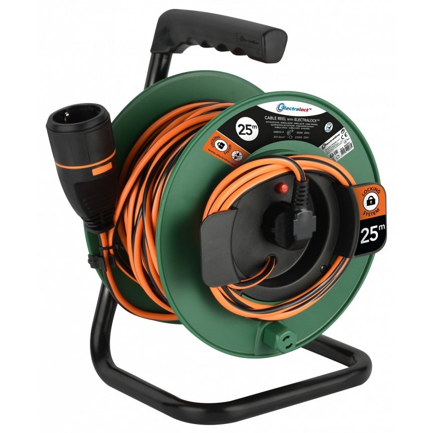 Electraline Electralock 49237 Cable Reel 25m ITR-49237 buy in the ...