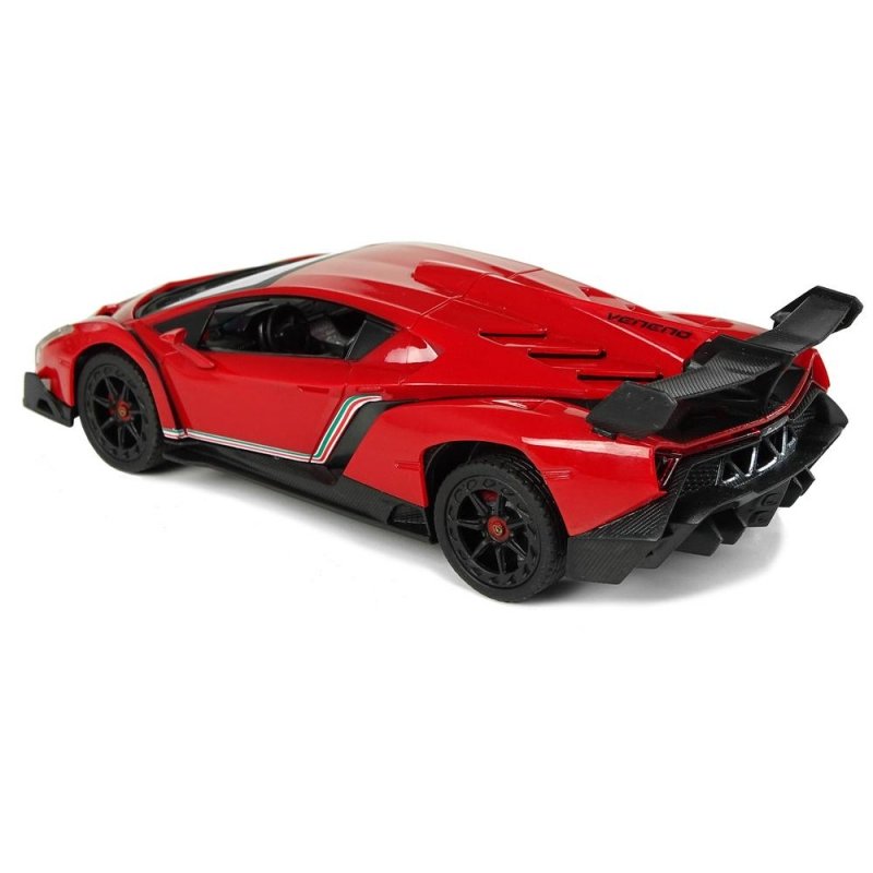 Lean Cars Radio Controlled Lamborghini Veneno 1:24 Red with Remote ...
