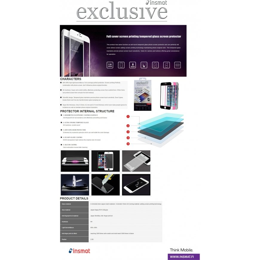 Insmat Full Screen Armor Glass, Honor 90, black frame 861-1483 buy in ...