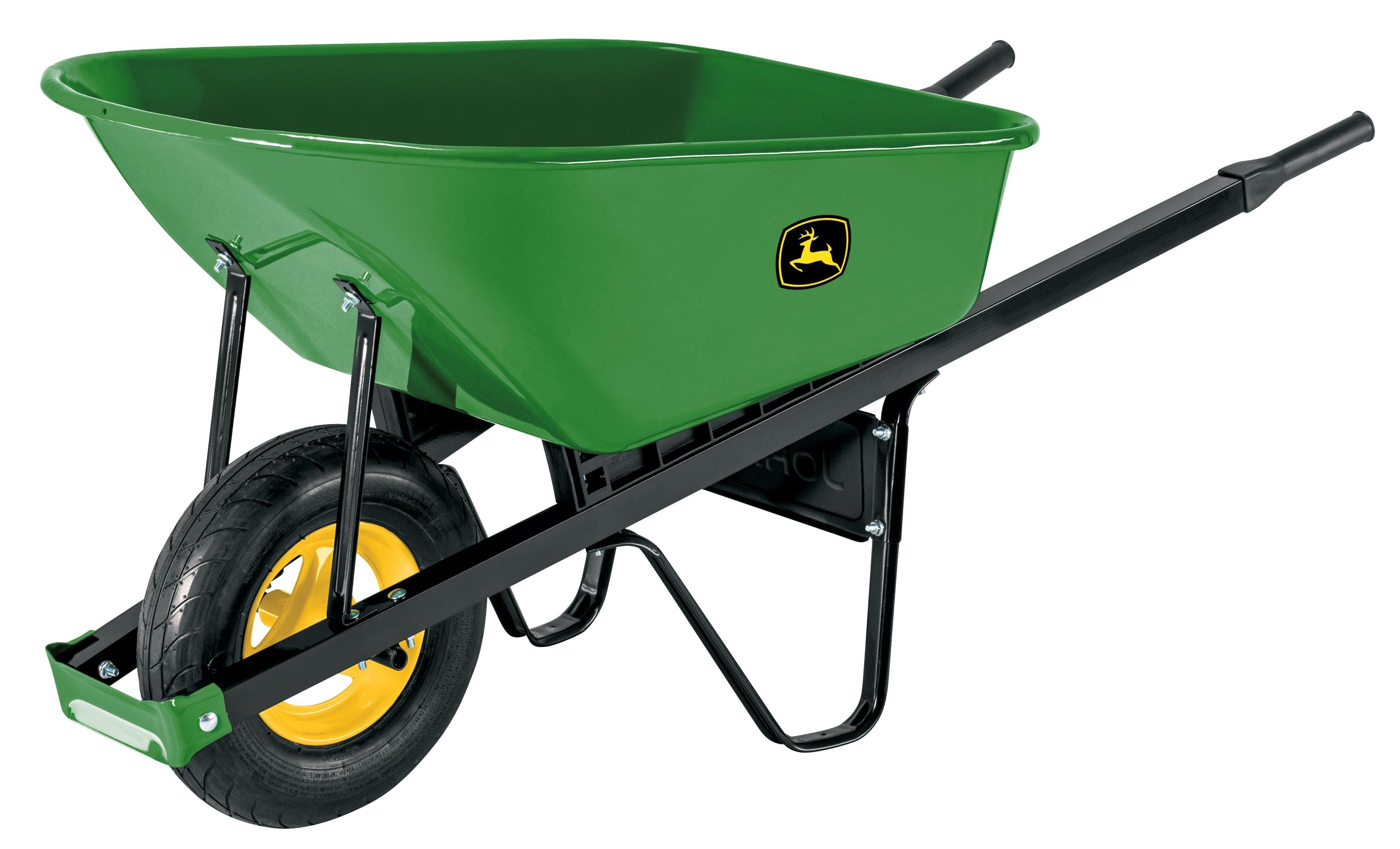 Truper Professional wheelbarrow "John Deere®" with metal 100 liter ...