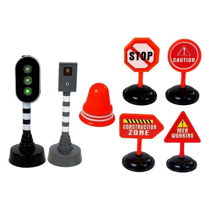 Lean Cars Fire Protection Department Road Signs Traffic Lights Friction ...