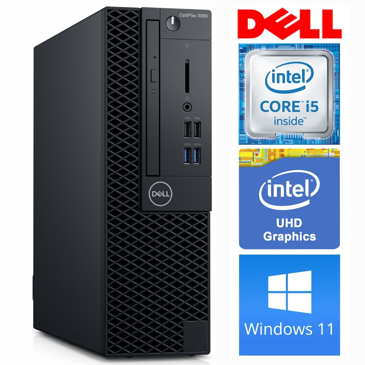DELL 3060 SFF i5-8500 8GB 128SSD M.2 NVME+1TB DVD WIN11Pro RW33555 buy ...